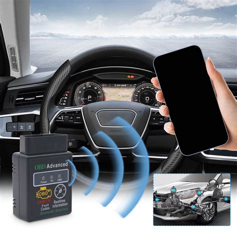 Obd2 Bluetooth Scanner Auto Engine Fault Code Reader 1 5 Bluetooth 4 0 Diagnostic Tool For