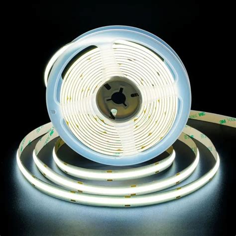 8mm Cob Dotless Led Strip Lights 320 Leds Per Meter 12v 5m At Best