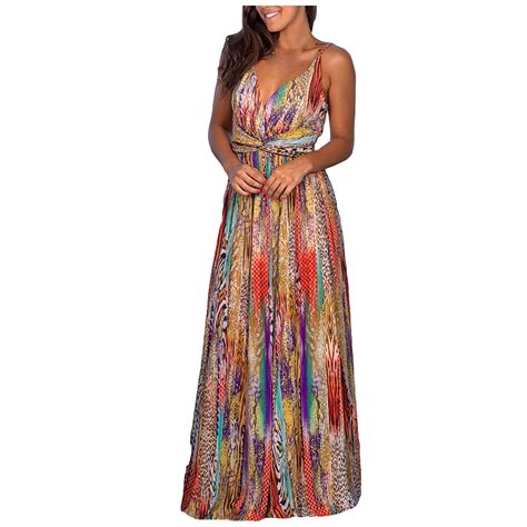 Dream Backless Evening Boho Beach Dresses Maxi Sexy Women Party Long