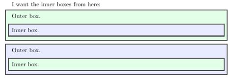 Specify Style For A Nested Tcolorbox TeX LaTeX Stack Exchange