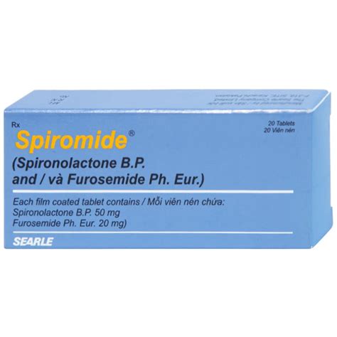 Thuốc Spiromide 2050 Trị Tình Trạng Phù