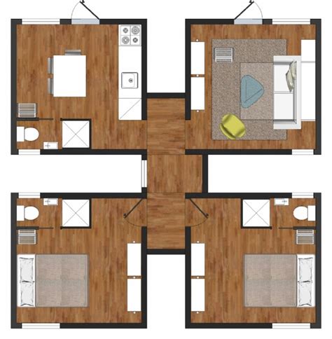The Nomad Cube Is 125′ X 125′ Of Genius Space Savvy Design Tiny Houses