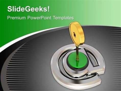 Protected Email Symbol Communication Powerpoint Templates Ppt Backgrounds For Slides 0313