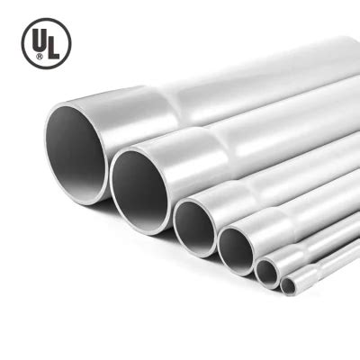 UL Listed Sunlight Resistant PVC Sch Electrical Rigid Conduit China PVC Pipe And PVC Conduit