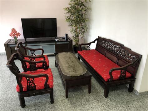 Traditional Rosewood Sofa Set Furniture And Home Living Furniture