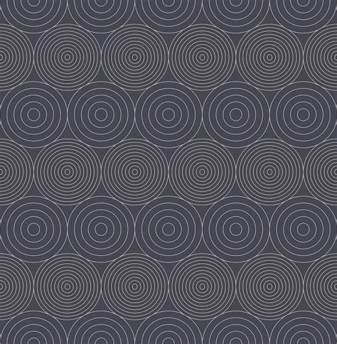 Premium Vector Various Linear Circles Scandinavian Seamless Pattern Vector Abstract Background