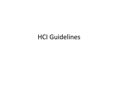 SOLUTION 4 Hci Guidelines 30 01 2024 Studypool