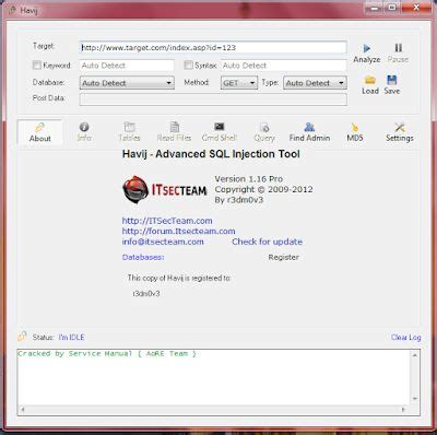 Havij Sql Injection Tool Opecers