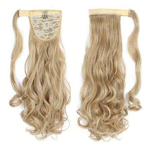 Long Wave Ponytail With Magic Paste Warp Around Curly Hair Ponytail