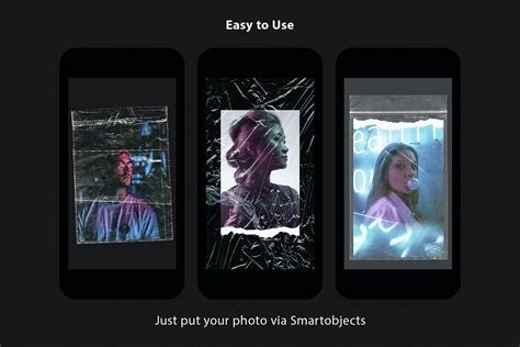 banner海报塑料薄膜透明塑料设计作品包装样机展示模型mockups 高图网 免费无版权高清图片下载