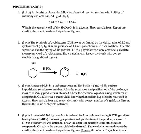 Solved Problems Part A 1 2 Pt An Impure Sample Of 01002