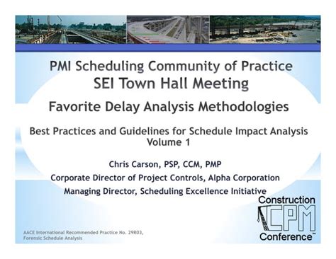 Favorite Delay Analysis Methodologies Town Hall Sei Ppt
