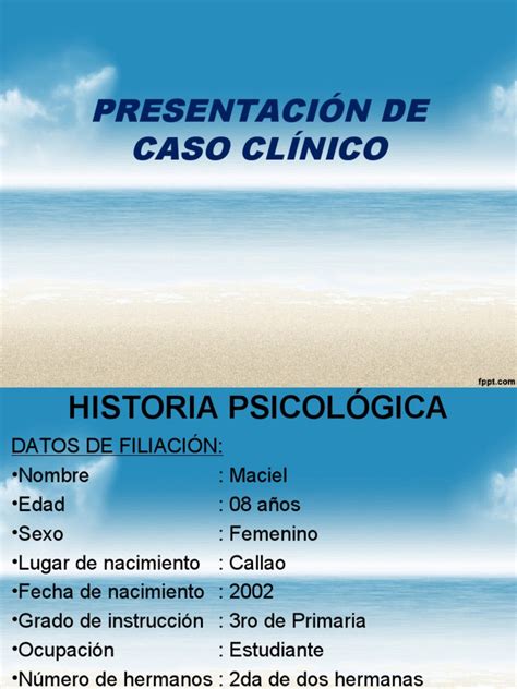 Caso Clinico Ejemplo Pdf Terapia De Conducta Cognitiva Las Emociones