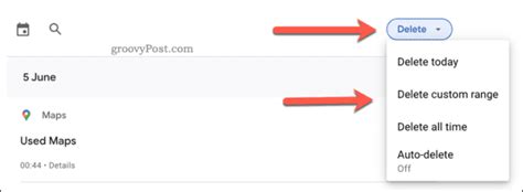 How To Clear Google Maps Search History