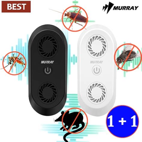머레이 가정용 듀얼스피커 초음파 모기 해충 퇴치기 콘센트형 모기 진드기 개미 바퀴벌레 쥐 퇴치기 Combat 11 블랙 11 에누리 가격비교