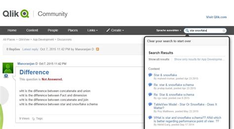 Difference Qlik Community 931647