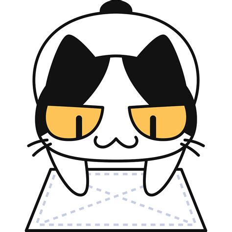 雑巾掛けをする猫 無料イラスト＆かわいいフリー素材集 ねこ画伯コハクちゃん
