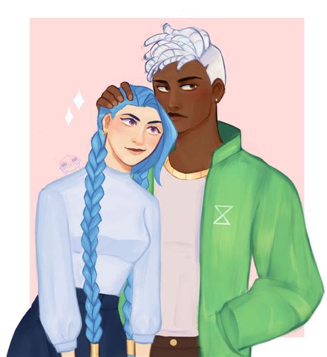 Jinx And Ekko By Blueveranath On Deviantart