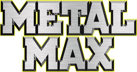 Metal Max Logo Template To Make Your Own Custom Metal Max Logo Psd File Download In The