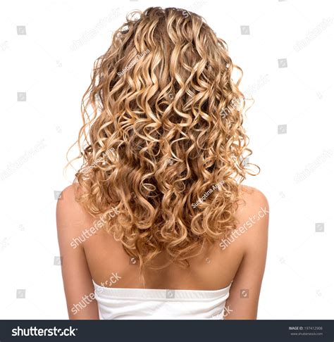 Beauty Girl Blonde Curly Hair Healthy Stock Photo 197412908 Shutterstock