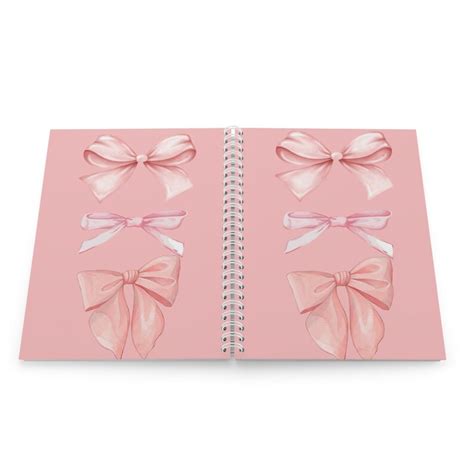 Beautiful Pink Spiral Notebook Etsy