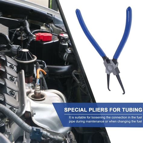 호스 클램프 플라이어 수리 도구 플라이어 클램프 제거 및 설치용 연료 필터 도구 라인 파이프 호스 빠른 자동차 수리 도구