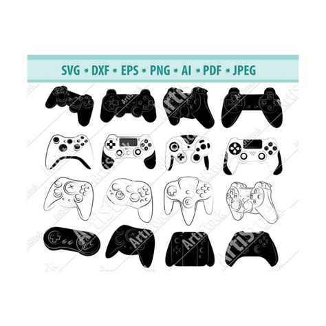 Game Controller Svg Joystick Svg Ps4 Playstation Clipart Inspire