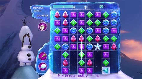 Frozen Free Fall Batalha Das Bolas De Neve YouTube