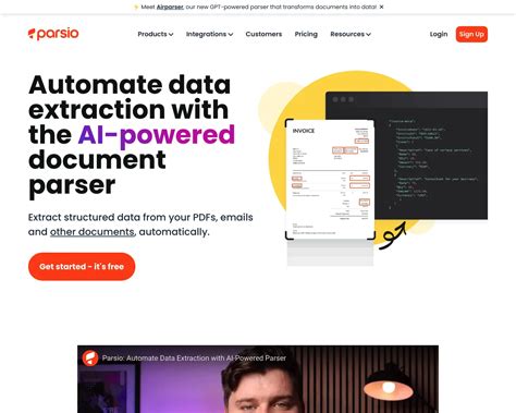 Explore Parsio 2024: The Ultimate AI Guide - Pricing, Review & Capabilities | Monkey Ai Tools