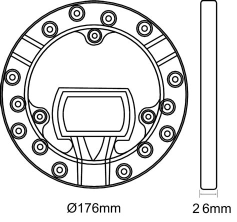 Ring Led Magnetic Base Round Led Module W Gbc Elettronica