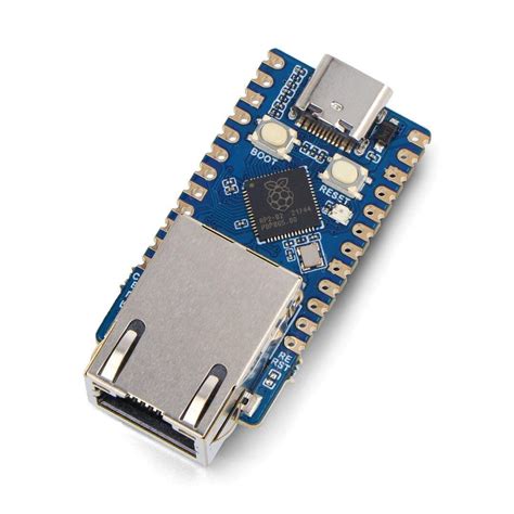 Waveshare Rp2040 Eth Mini Rp2040 Microcontroller Board With Ethernet Network Module Ch9120