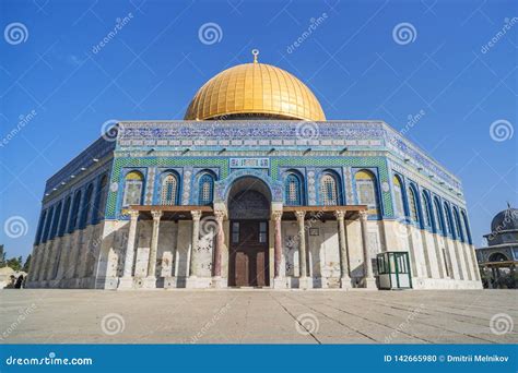 Dome Of Rock Or Qubbatus Sakhra In Masjidil Aqsa Compound Is One Of The