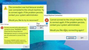 Cant Connect To Hyper V Virtual Machine On Windows Computer