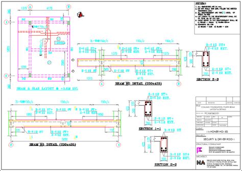 Security Block Structural Drawing B1 Pdf