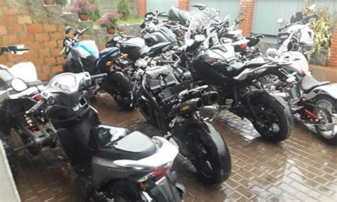 Police Seize 25 Stolen Motorcycles