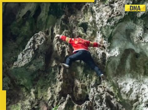 Meet Chinas Spider Woman Who Climbs 100 Metre Cliff Bare Handed