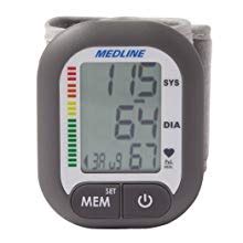 Medline Deluxe Digital Wrist Blood Pressure Monitor Ct