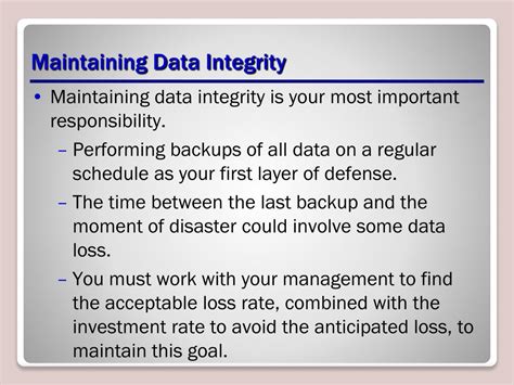 PPT Data Integrity PowerPoint Presentation Free Download ID 3013820