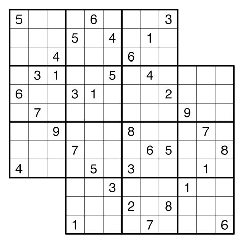 Lets Sudoku Sudoku 74 Overlapping Sudoku