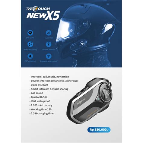 Promo Intercom Bluetooth It X5 New Intercom Bikers Original 100