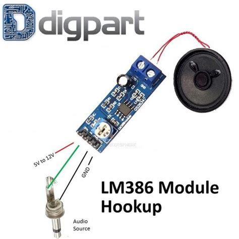 Jual LM386 Audio Amplifier Module 200 Times 5V 12V Input 10K Resistance Shopee Indonesia
