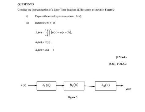 Solved Consider The Intercennection Of A Liner