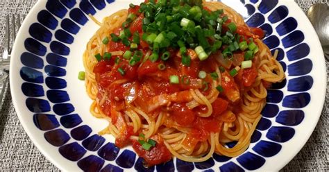 トマト缶とベーコンで簡単パスタ By がきがきお 【クックパッド】 簡単おいしいみんなのレシピが369万品