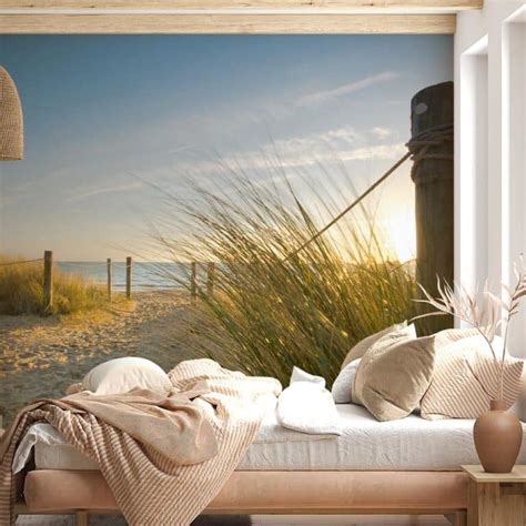 Fotobehang Strandovergang Op Maat Youpri