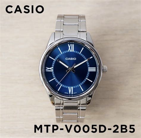 Casio Mtp V005d 2b5 Mens Analog Quartz Watch Mtpv005d 2b5 Steel Mtpv005 Brand New Mens