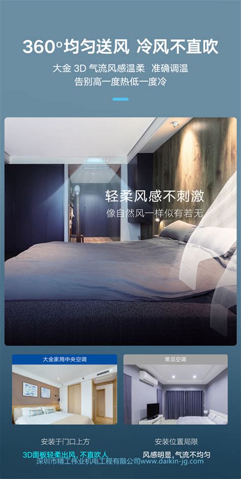 Daikin大金中央空调家用一拖三3匹多联机 中小户型vrv B舒适款
