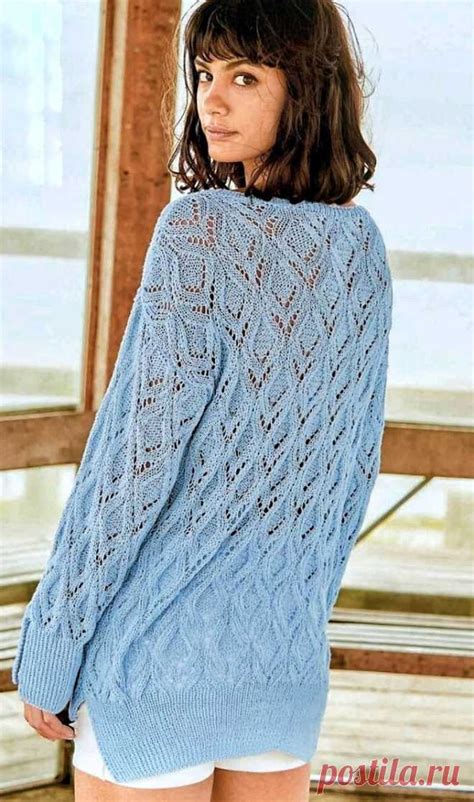 5 джемперов с подробными описаниями на лето ВЯЗАЛЬНЫЙ КАНАЛ Дзен вязанные хотелки Постила