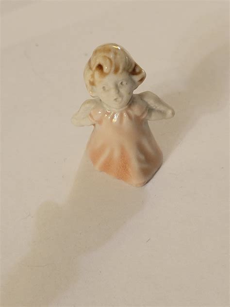 1960 Standing Pink Angle Figurine Etsy