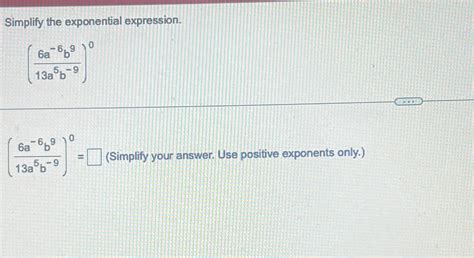 Solved Simplify the exponential | Chegg.com