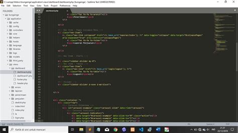 Merubah Web Native Atau Murni Kedalam Framework Codeigniter